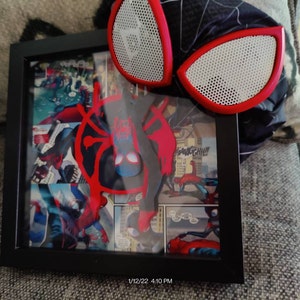 Spiderman Spiderverse Comic Book Cover 3D Shadow Box Decor - Etsy