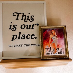 This is Our Place Poster, We Make the Rules Song Prints, Taylor Swift ...