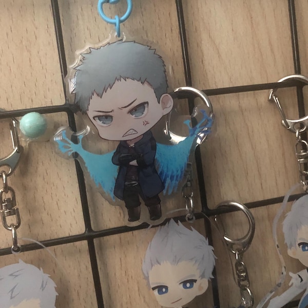 God of War Kratos Atrerus Chibi Atreus Ragnarok Keychain Collectable ...