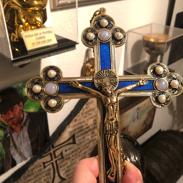Indiana Jones CROSS of CORONADO Prop Replica, METAL 24K Gold-plated and ...