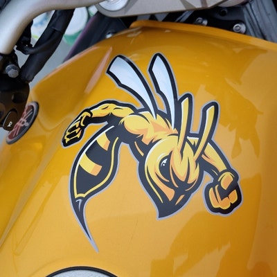 Decal Sticker Wasp Hornet Angry Stinger Attack Aggressive - Etsy