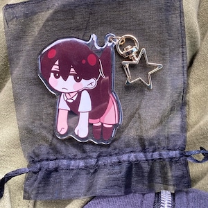RESTOCKED OMORI Keychain Charm Real World Collection Sunny Kel Hero ...