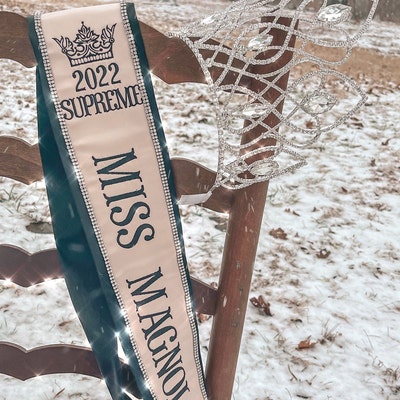 Blank Two Color Sash - Etsy