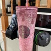 Custom Pink Glitter Tumbler - Personalized Sparkle Cup for Coffee, Tea ...