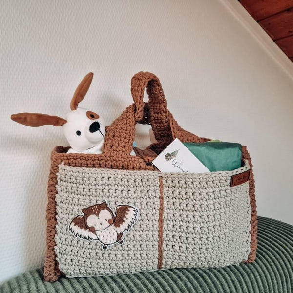 Baby Bag Crochet Pattern | Diaper Bag | Six Pockets | Unisex | Gender ...