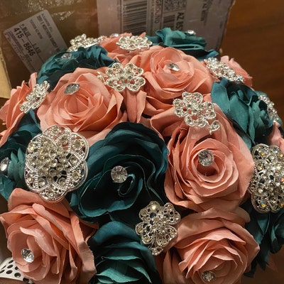 Emerald Green With Gold Ramo/ Sweet 16 Ramos Emerald Green Quinceañera ...