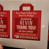 Personalized Doordash Labels Delivery Bag Shaped Stickers Food Delivery ...
