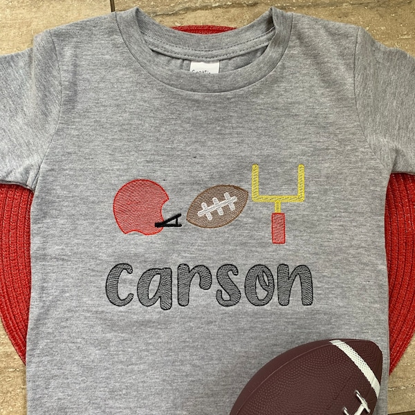 Football Trio Sketch Embroidery Design - Etsy