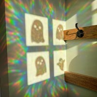 Shrek Meme Suncatcher Window Decal, Sticker, Rainbows, Cursed Image ...