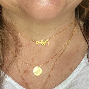 Cursive Name Necklace Personalized Name Necklace Handwriting - Etsy
