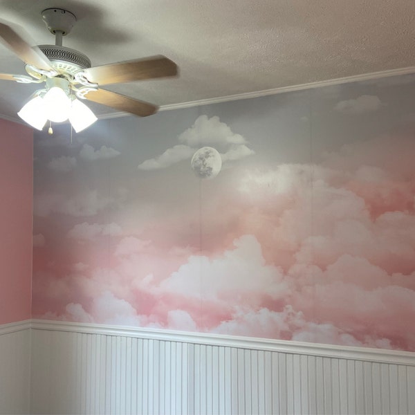 Old Oak Tree Vinyl Wallpaper Forest Wall Mural Landscape Peel and Stick ...