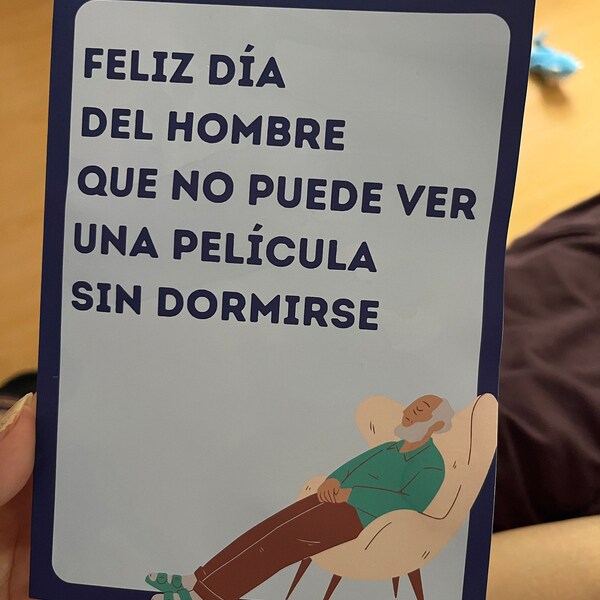 Father’s Day Card, Tarjeta Día Del Padre, Funny Spanish Custom Greeting ...