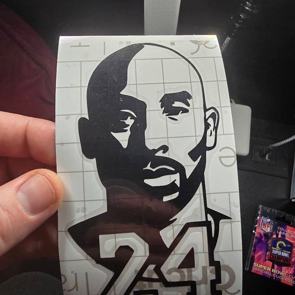 Kobe Bryant Vinyl Decal – Tribute to a Basketball Legend - Etsy