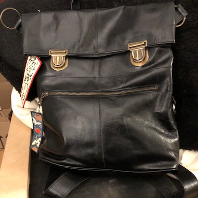 Coin Clip Purse With Bottom Zip, Red Leather Purse, Front Pocket, Amy ...