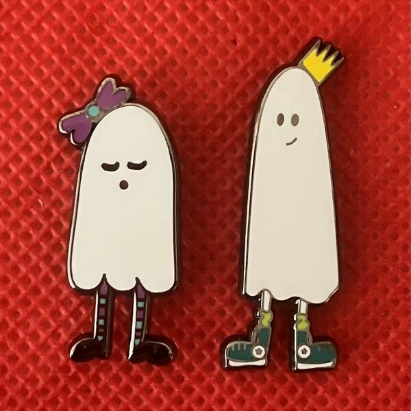 Ghost Kids Hard Enamel Pin / Lapel Pin / Art Badge - Etsy