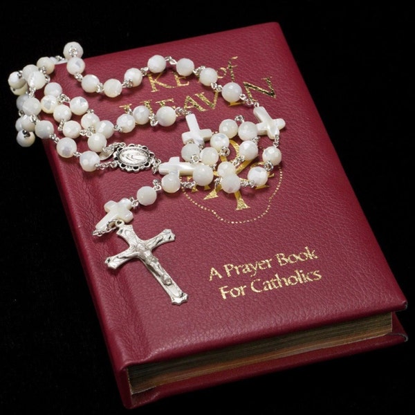 Red Ruby Catholic Rosary; Handmade Heirloom Gift for Women, Rubyzoisite ...