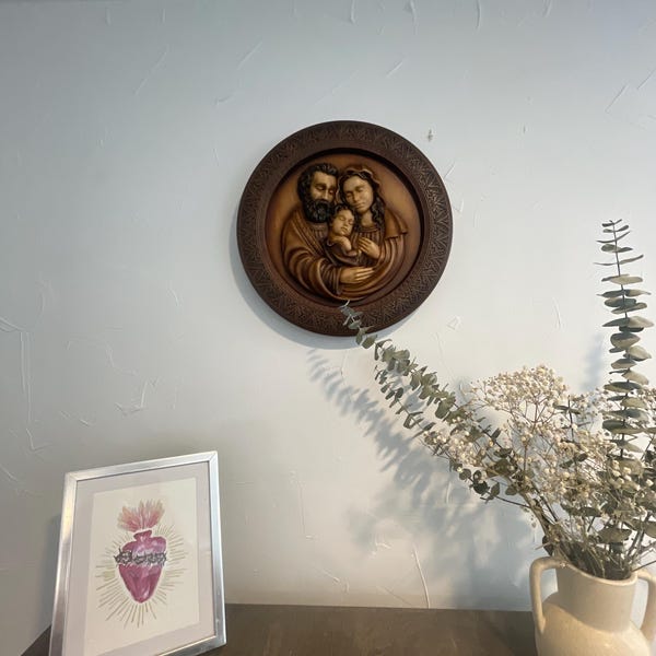 Bas-relief Guardian Angel, the Icon is Made of Wood, Christian Icons ...