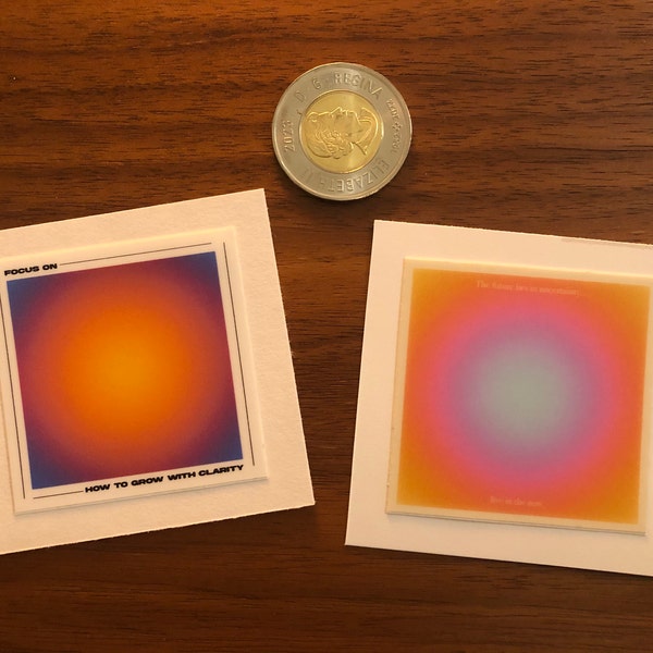 Focus Aura Sticker, Stickers, Stickers Aesthetic, Stickers Laptop ...