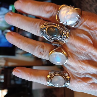 Hammered Copper Adjustable Band Ring handmade Hammered Solid - Etsy