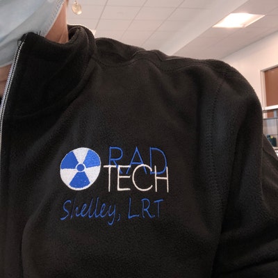 Rad Tech X-ray Fleece Jacket, Radiology Technologist, X-ray Tech ...