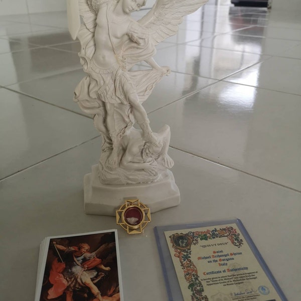 Stone of Saint Michael the Archangel Relic Pack - Genuine With COA ...