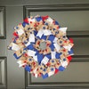 Independence Day Front Door Wreath, 4th of July Door Hanger, Red White ...
