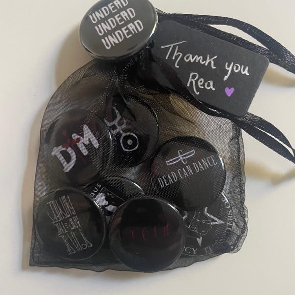 Darkwave / Gothic Rock / Post Punk / Industrial / Neofolk Pins, Mixed ...