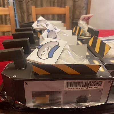 Ghost Trap Containment Box Party Favor Box, Inspired by Ghost Movie ...