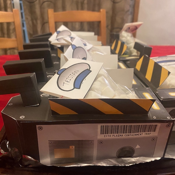 Ghost Trap Containment Box - Party Favor Box, Inspired by Ghost Movie ...