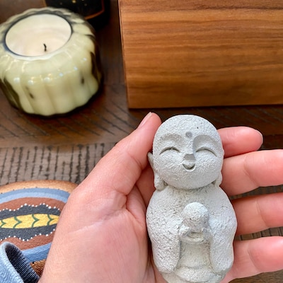 Cement Buddha Large 15'' Tall Concrete Statue Buddha - Etsy