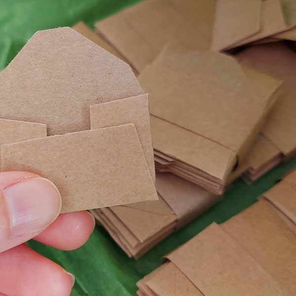 Mini Envelopes 50 Pc| Very Small Paper Envelopes | Teeny Tiny Envelopes ...