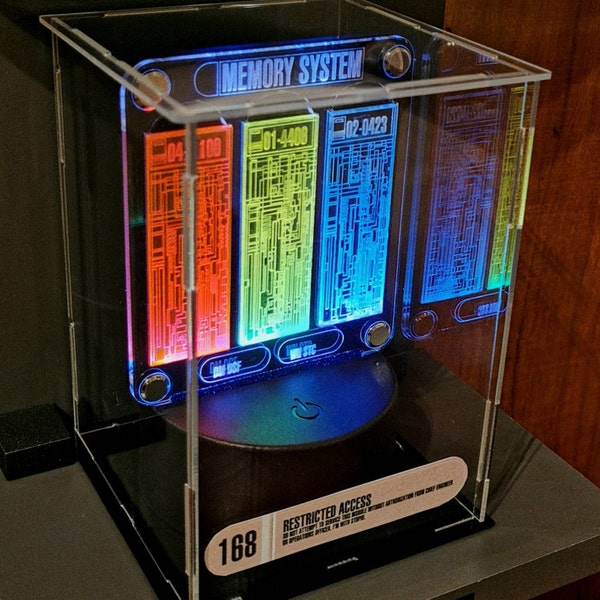 Holographic Memory Cube + Base - Etsy