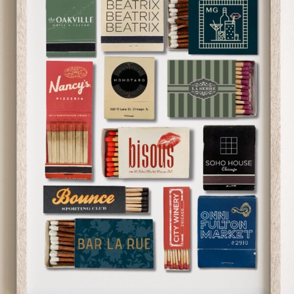 CUSTOM MATCHBOOK ART | Personalized Digital Matchbox Gift | Large ...