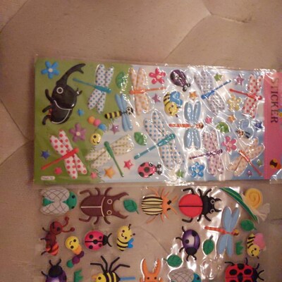 Embellishment Stickers Cute Animals Vintage Items & Fall - Etsy