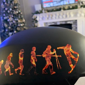 Skateboarding Evolution Sticker - Etsy