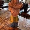 Wood Carving - Figure of Hillbilly With Tall Funny Hat - Hillbilly ...