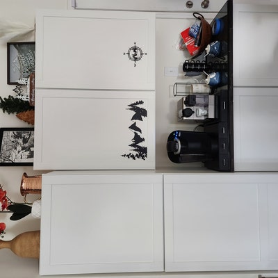 Wolf Compass PNW Vinyl Decal Compass Sticker Howling Wolf Decal - Etsy