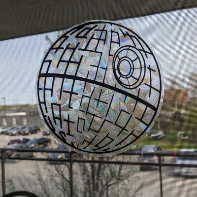 Floral Border Suncatcher Window Decal Sticker Rainbows - Etsy