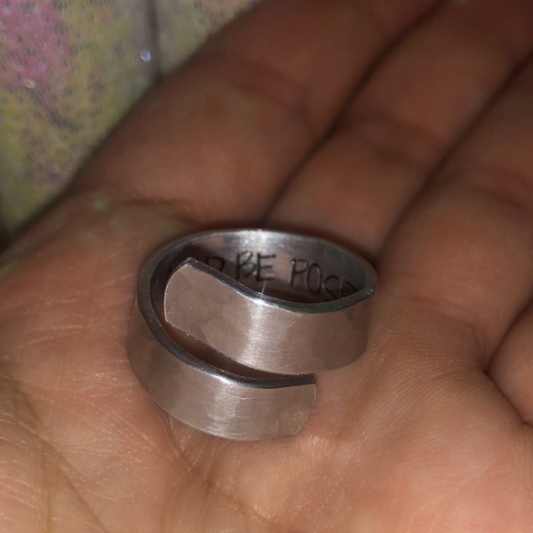 Hidden Message Ring, Christian Ring, Personalized Ring, Soul Sisters ...