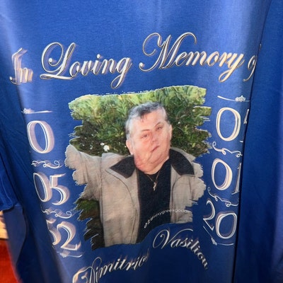 Custom Memorial Shirt Long Live Personalized Funeral Tshirt in Loving ...