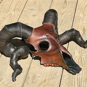 Pagan Skull Mask Leather Pattern PDF by Leatherhubpatterns - Etsy