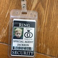 Ring Security ID Badge Set With Sunglasses and Add-on Items - Wedding ...
