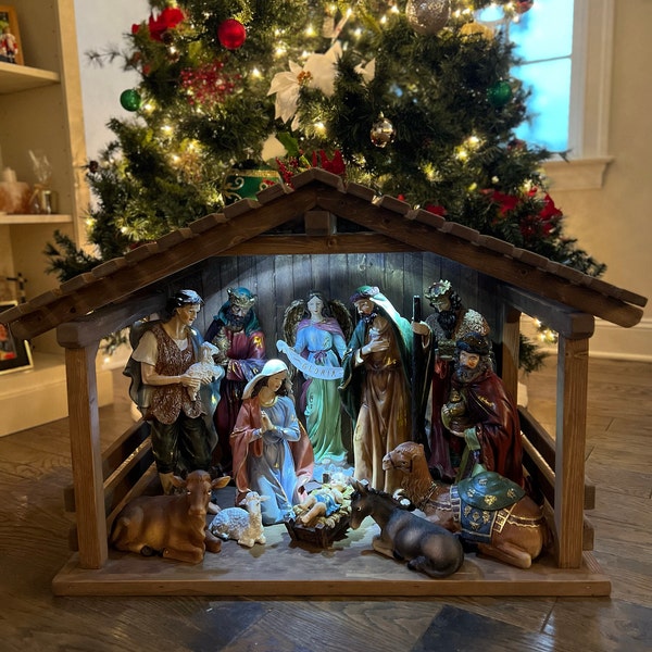 New, Ready to Ship, Med. Stain Signature Super Large Solid Roof Wood ...