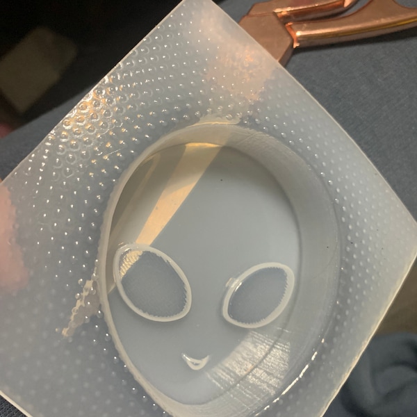 Alien Head Plastic Mold or Silicone Mold, Bath Bomb Mold, Soap Mold ...