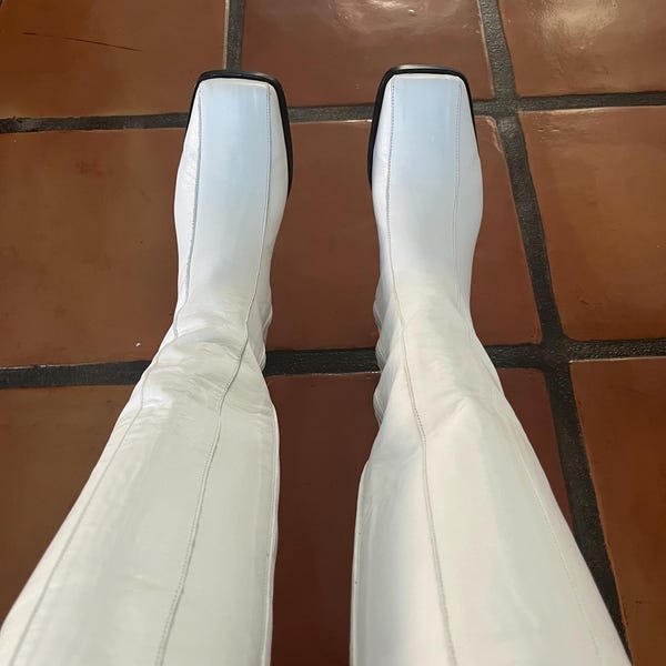 1960s Embroidered Leather Lace up Boots - All Sizes - Wedding Boots ...