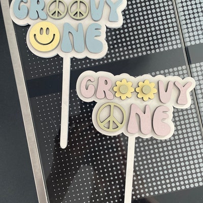 Groovy One SVG Cut File 1st Birthday Retro 70's Theme - Etsy