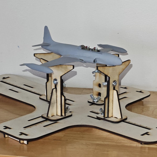 Hobby Model Ship Holder | Laser Cut Files | 2D DXF SVG Template Files ...