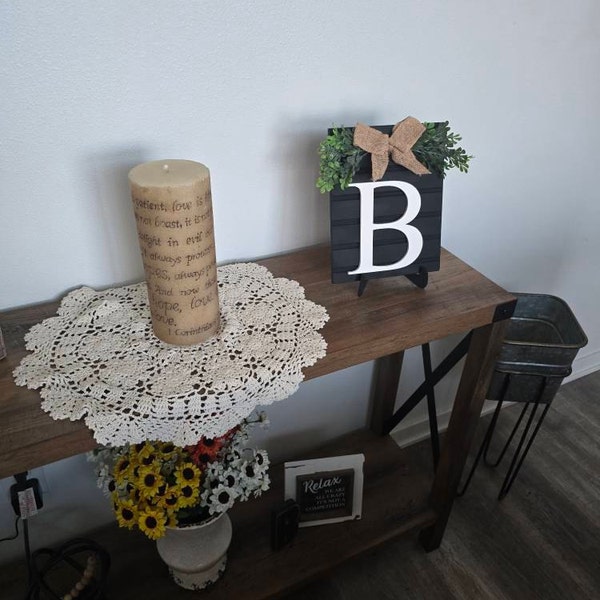 Shabby Monogram Decor/monogram/home Decor/wood Decor/wood Letter/shelf ...