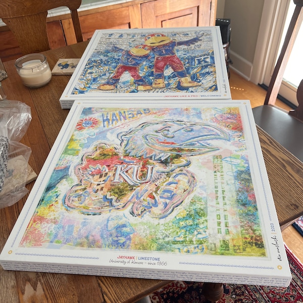 Personalized Custom Kansas Graduation Canvas Print | Personalised KU ...