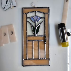 PATTERN Geometric Quilted Square Stained Glass Pattern works With ...